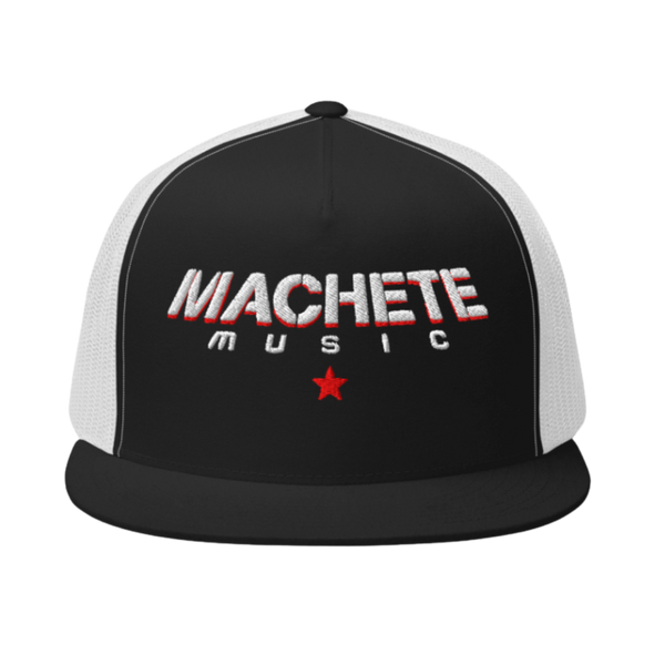 Machete Black/White Trucker Hat - Universal Music Latin Official Store